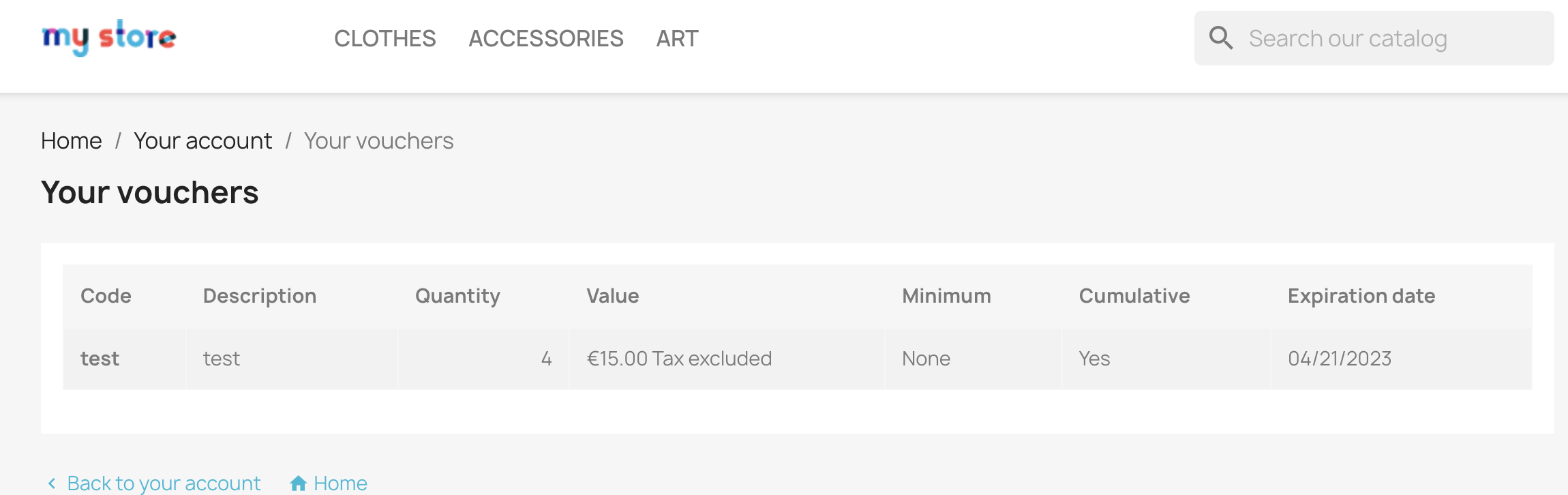 Used vouchers are being displayed in customer account · Issue #31871 · PrestaShop/PrestaShop ...