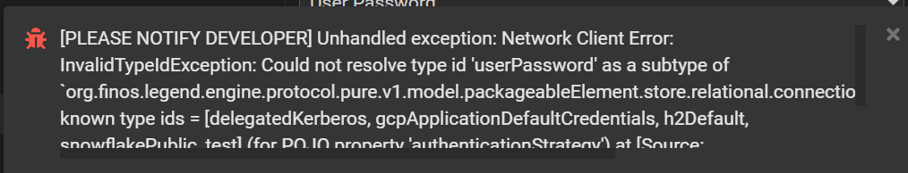 Bug: userPassword authentication occurs InvalidTypeIdException · Issue #840 · finos/legend ...