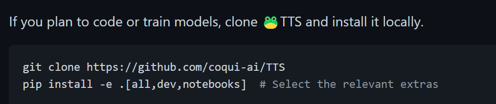Readme Does Not Mention Api Needs To Be Installed Separately · Issue 2209 · Coqui Aitts · Github