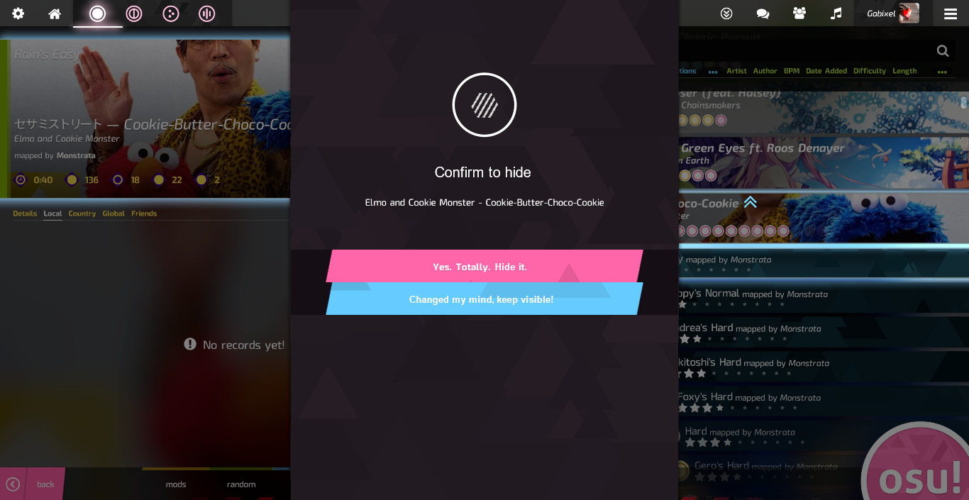 Show ranked status at song select · Issue #3399 · ppy/osu · GitHub