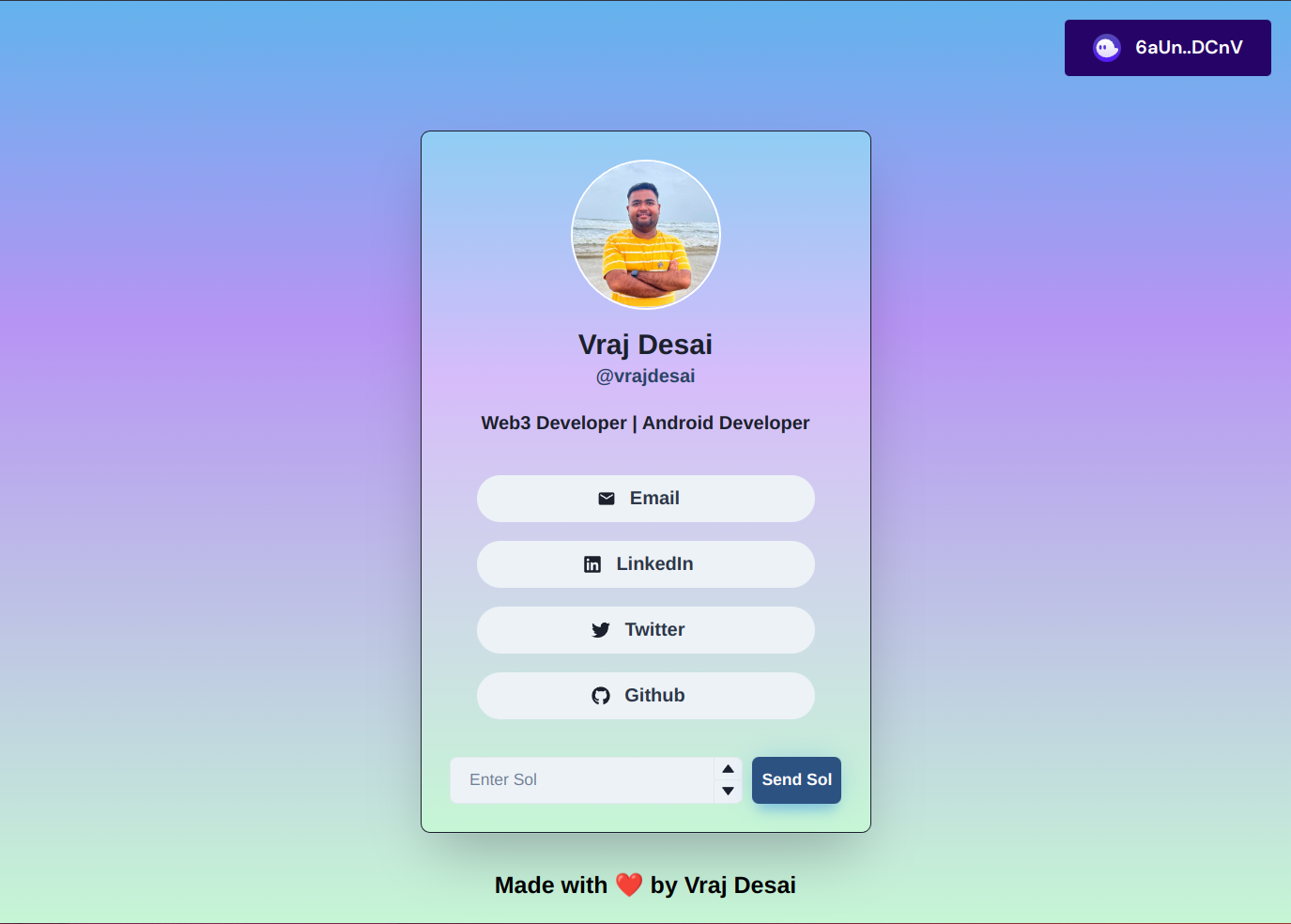 GitHub - vrajdesai78/buy-me-a-candy