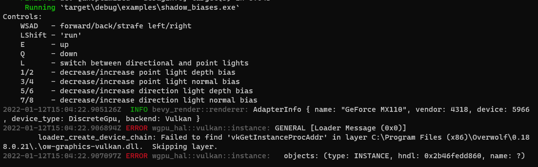 Error in wgpu-hal · Issue #3649 · bevyengine/bevy · GitHub