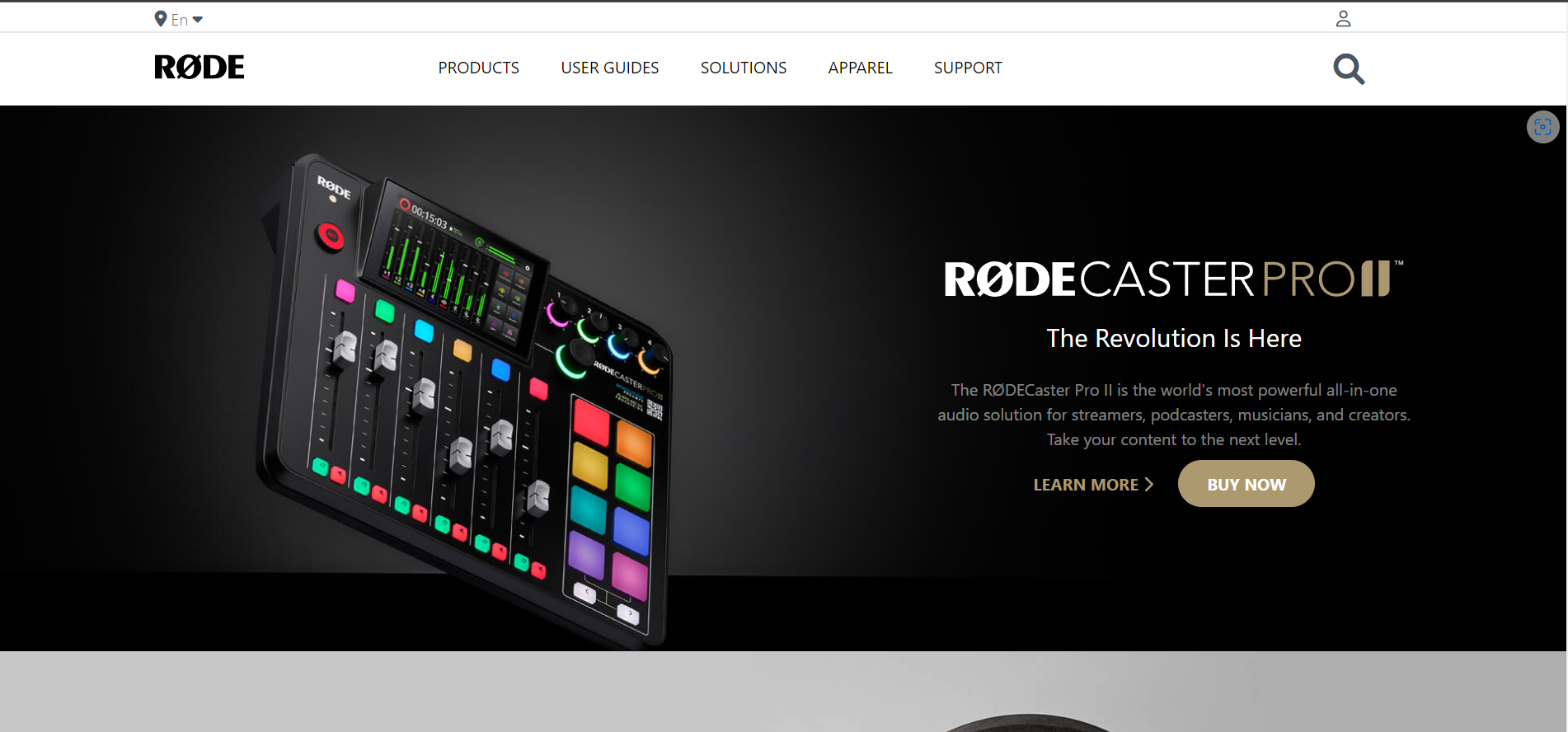 GitHub - techsparkling/Rode-Clone-tailwind