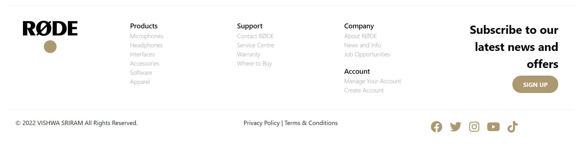 GitHub - techsparkling/Rode-Clone-tailwind