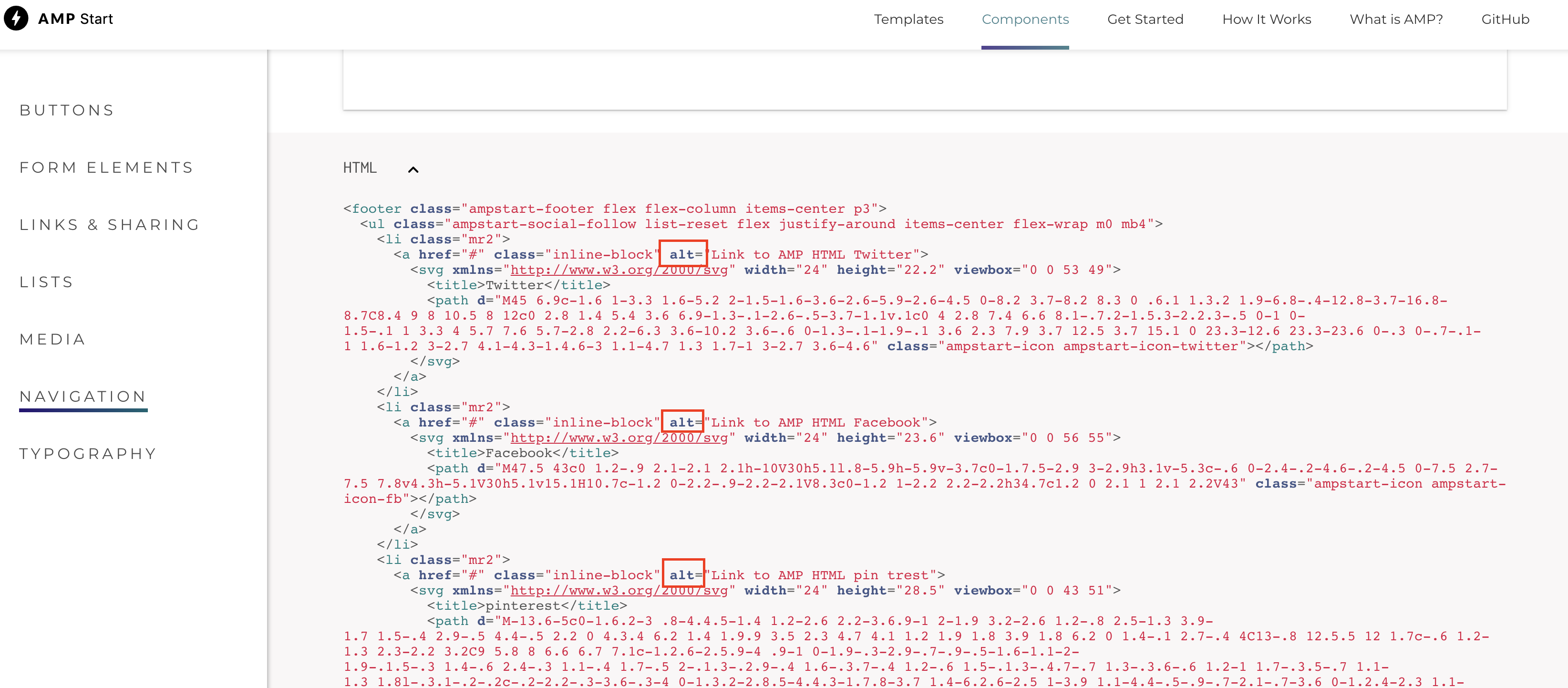 Components Navigation Example with Validation Error · Issue #873 · ampproject/ampstart · GitHub