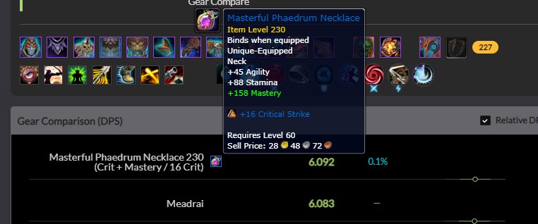 Crafted Items miss second stat · Issue #282 · seriallos/raidbots-issues · GitHub