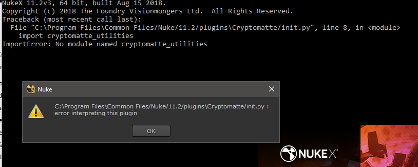not working on Nuke 11.2v3 ??? · Issue #91 · Psyop/Cryptomatte · GitHub