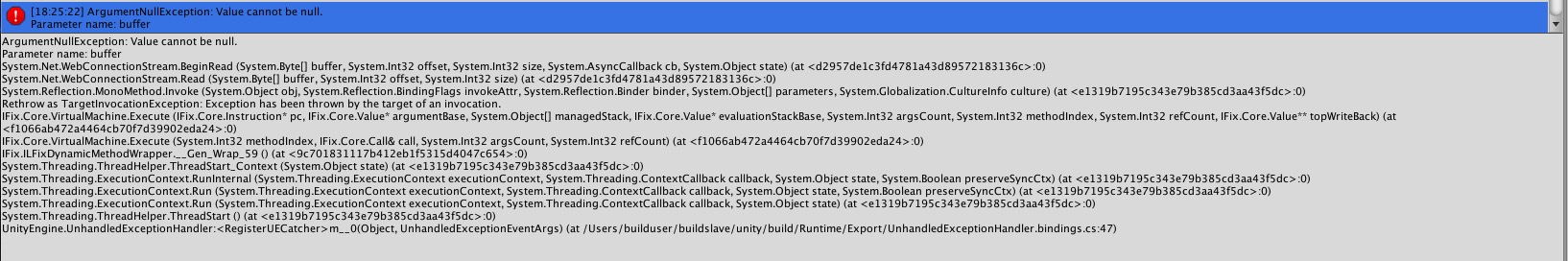 stream.Read(buffer, 0, buffer.Length)报错Value cannot be null · Issue #119 · Tencent/InjectFix ...