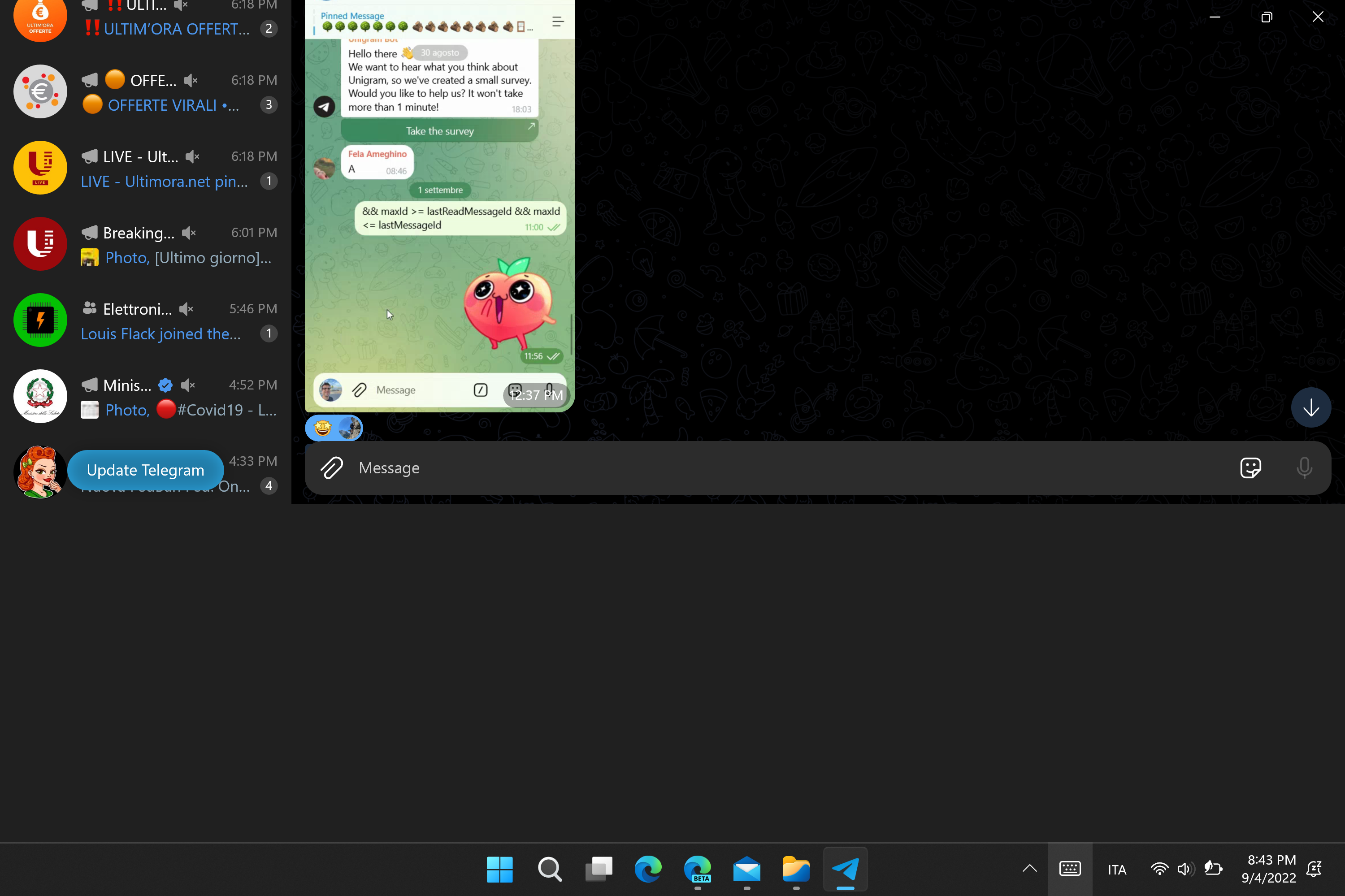 Chat view remains cut when using touch keyboard and minimizing the window · Issue #2342 ...