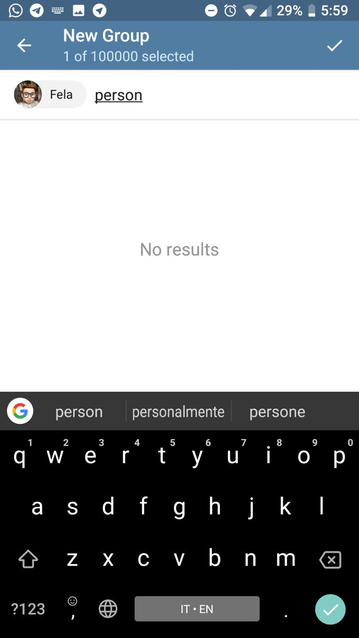 Bubble interface for people when adding them to create a new group · Issue #825 · UnigramDev ...
