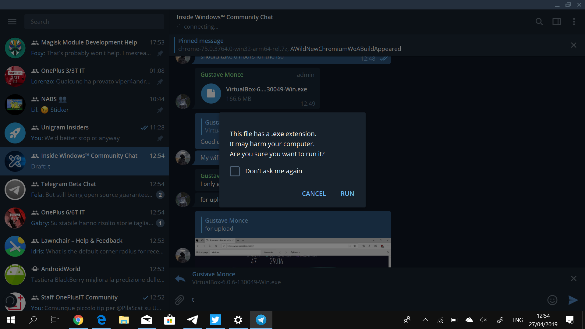 Direct .exe installation · Issue #1076 · UnigramDev/Unigram · GitHub