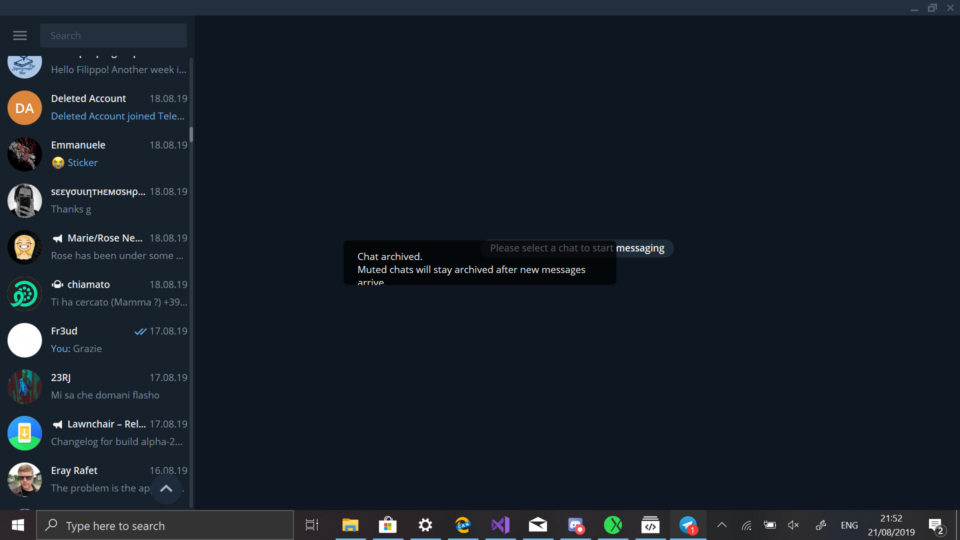 When archiving chats a part of the banner texture is cut (150% scaling) · Issue #6433 ...