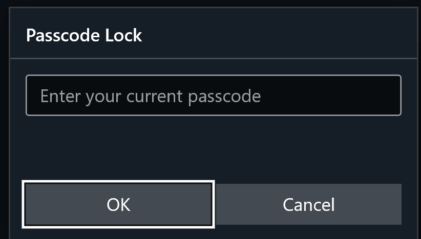 Wrong focus and missing enter input in passcode lock section · Issue #1247 · UnigramDev/Unigram ...
