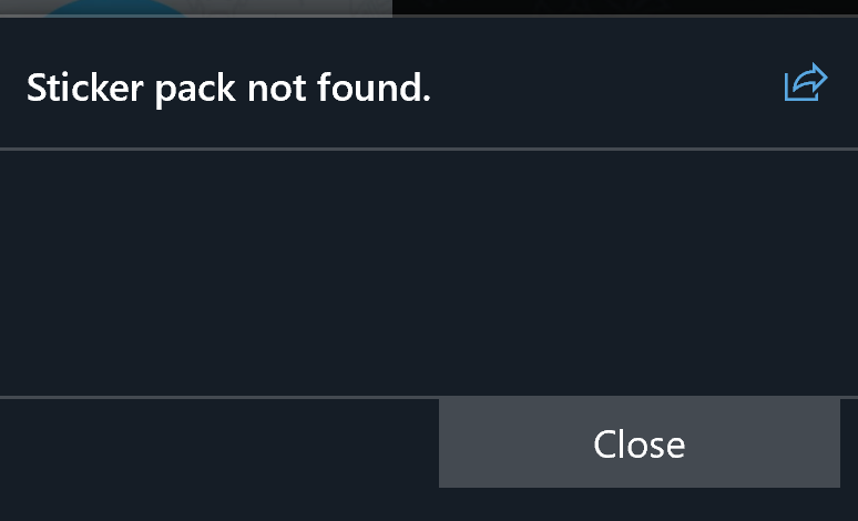 Ugly UI for stickers not associated to a sticker pack · Issue #1339 ...