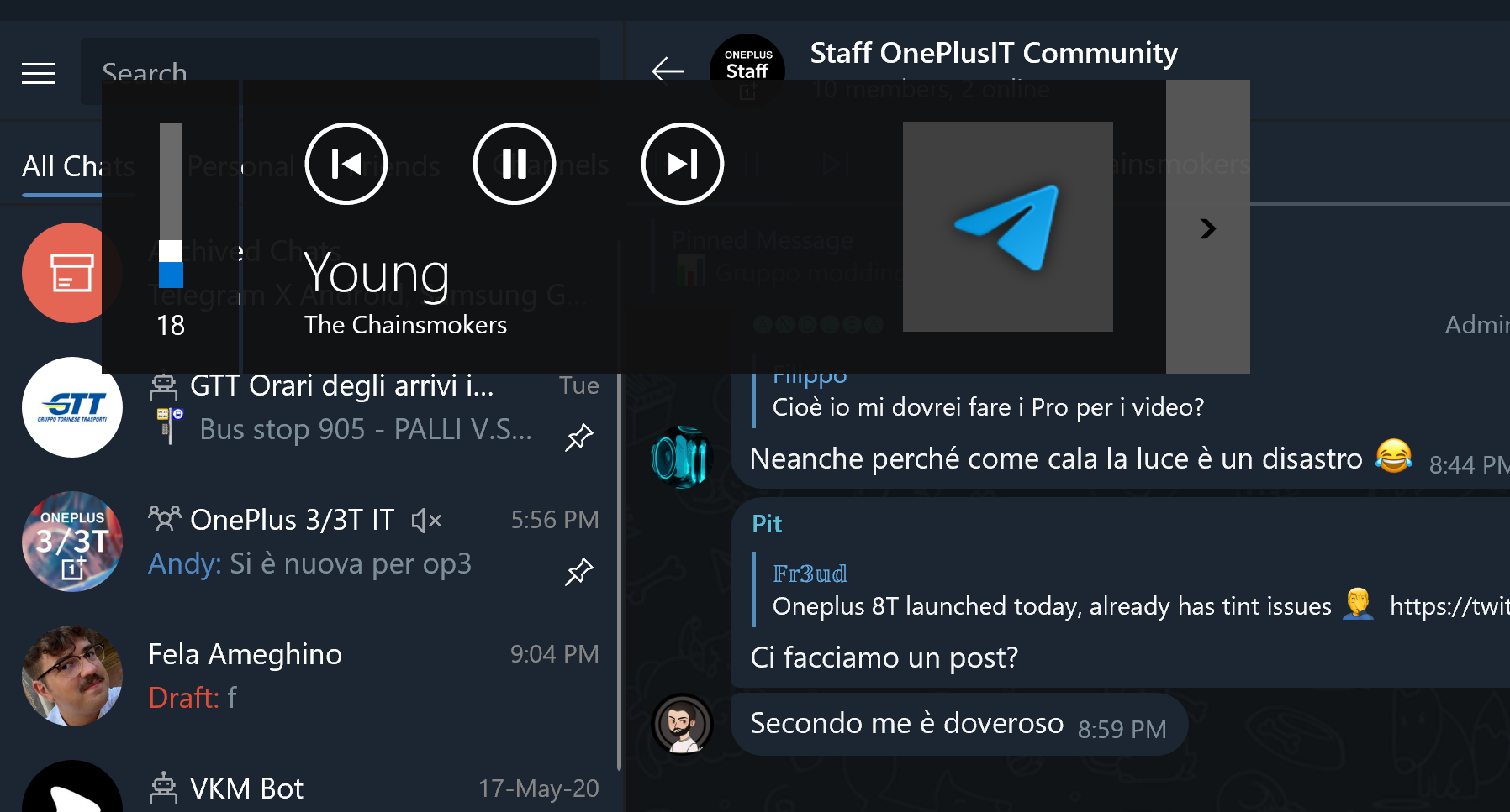 Show Info About Voice Messages In Volume Flyout Like Its Already Done For Music · Issue 1627