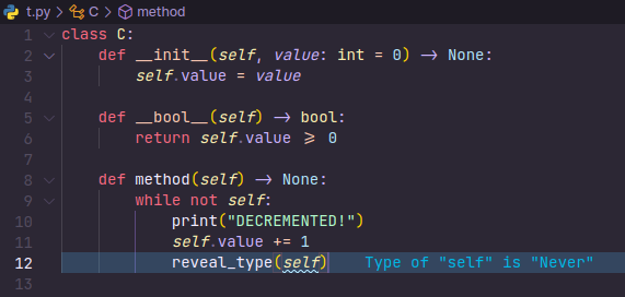 `self` is always considered to be truthy in some circonstances · Issue ...
