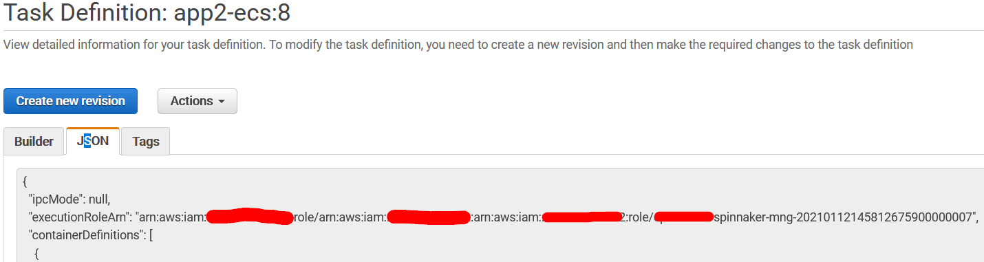 ECS Deployment task definition execution role bugged name resolution ...