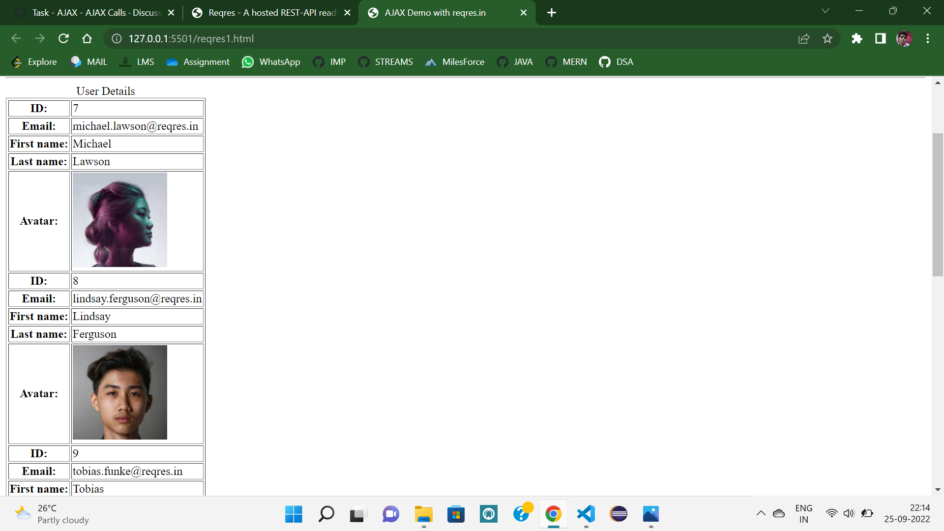 Task - AJAX - AJAX Calls · akash-coded mern · Discussion #110 · GitHub