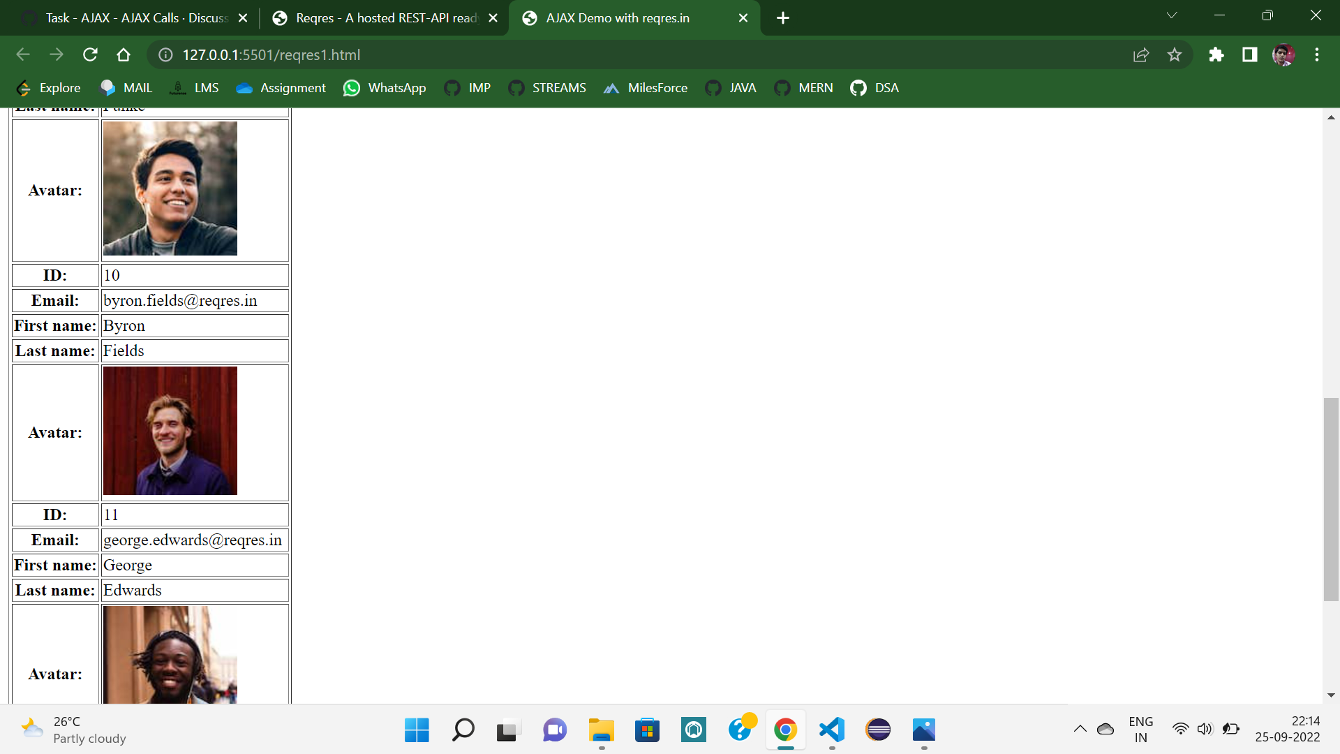 Task - AJAX - AJAX Calls · akash-coded mern · Discussion #110 · GitHub
