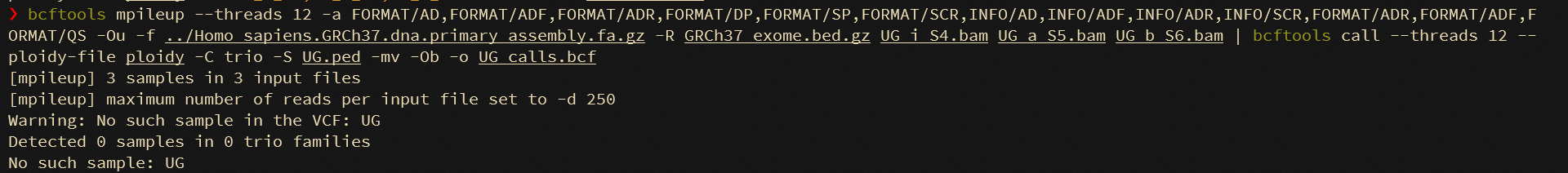 Error while trying to use pedigree file (-S) · Issue #1696 · samtools/bcftools · GitHub