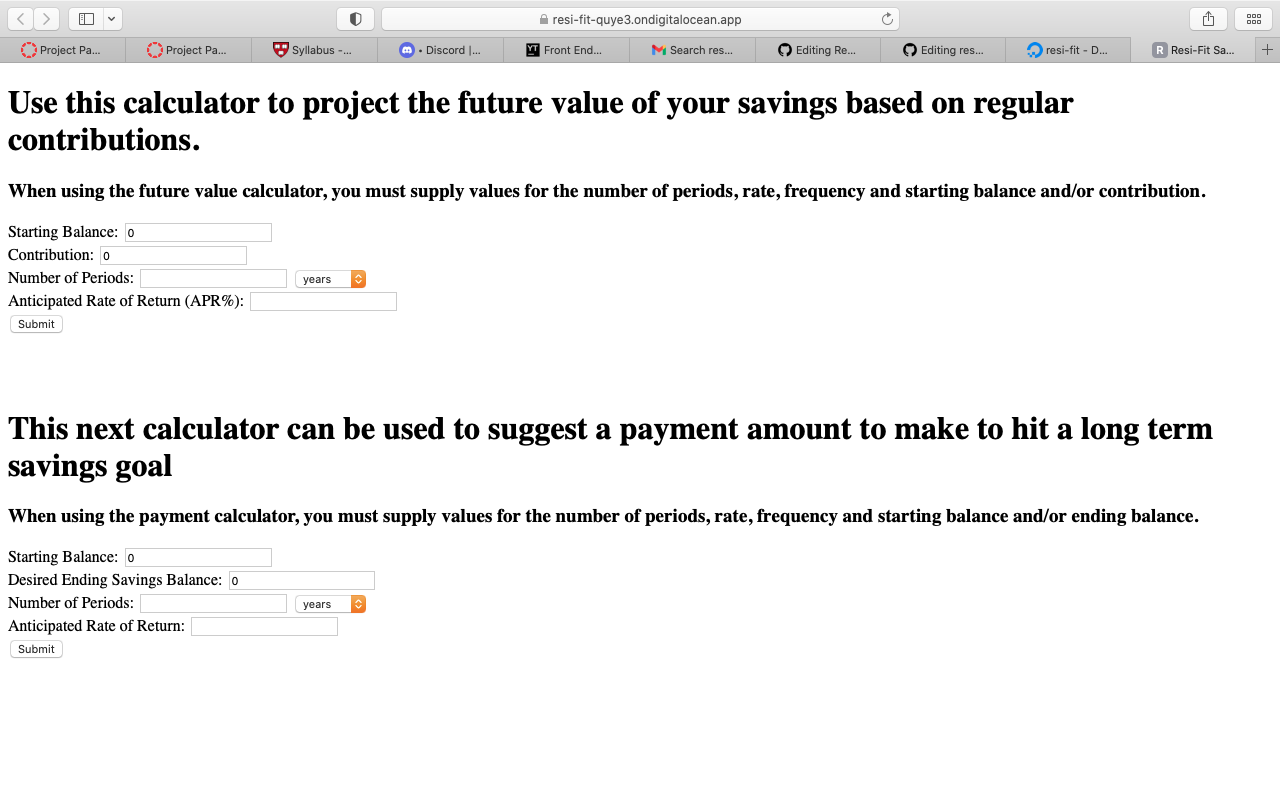 GitHub - jbddrexel/resi-fit