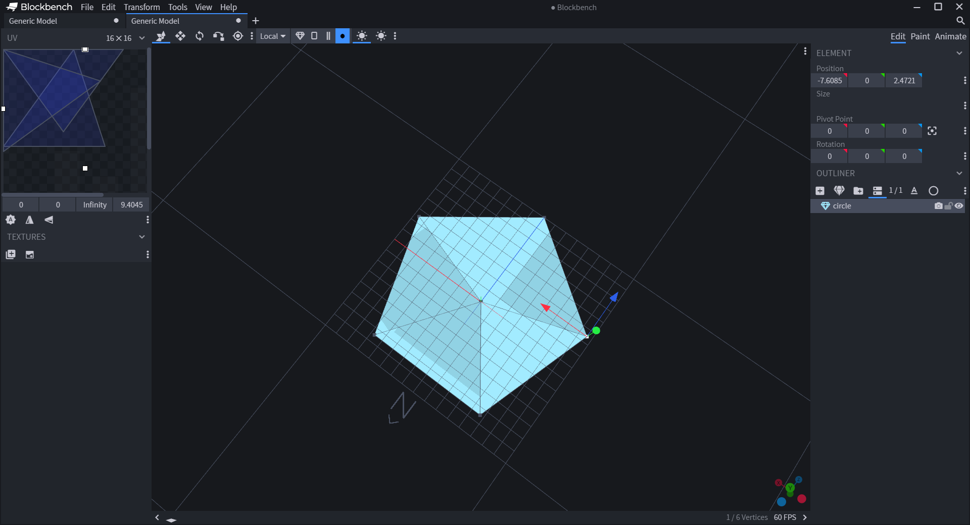 [Issue] Adjusting Mesh UV breaks position and scale · Issue #1300 · JannisX11/blockbench · GitHub