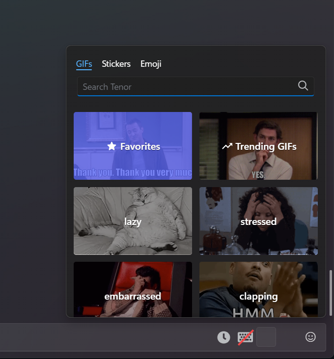 GIF and Stickers button are invisible · Issue #50 · TakosThings/Fluent-Discord · GitHub