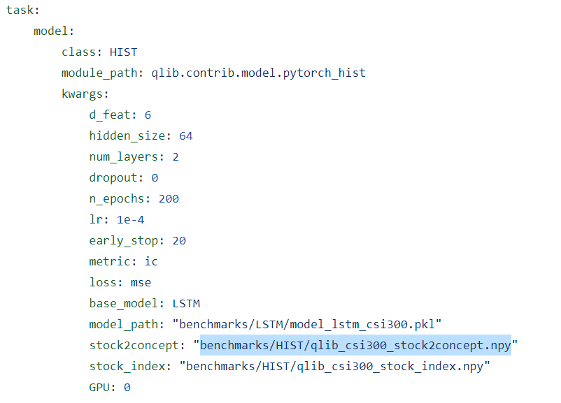 HIST model is missing supportive file "qlib_csi300_stock2concept.npy" · Issue #1259 · microsoft ...