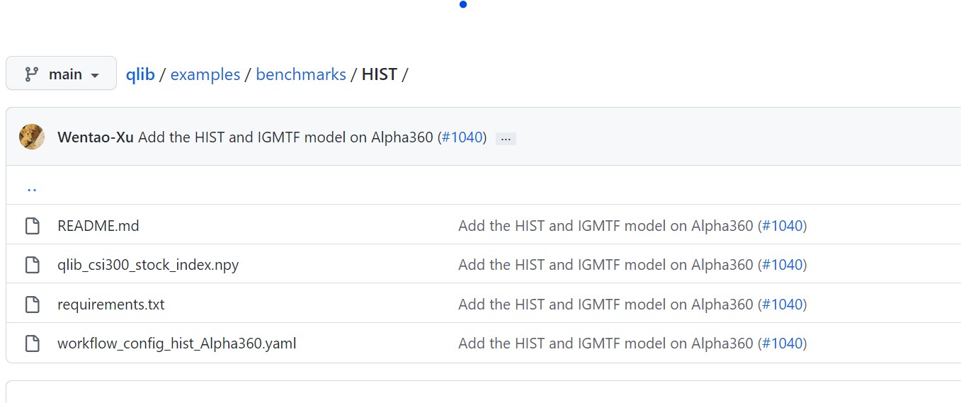 HIST model is missing supportive file "qlib_csi300_stock2concept.npy" · Issue #1259 · microsoft ...