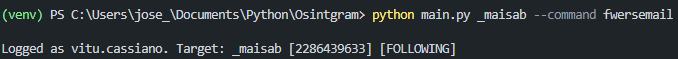 Command not work ? · Issue #571 · Datalux/Osintgram · GitHub Command not work ? · Issue #571 · Datalux/Osintgram · GitHub