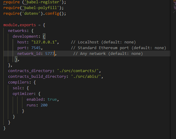 Truffle Config File Not Being Read Properly · Issue 3103 · Trufflesuite Truffle · Github