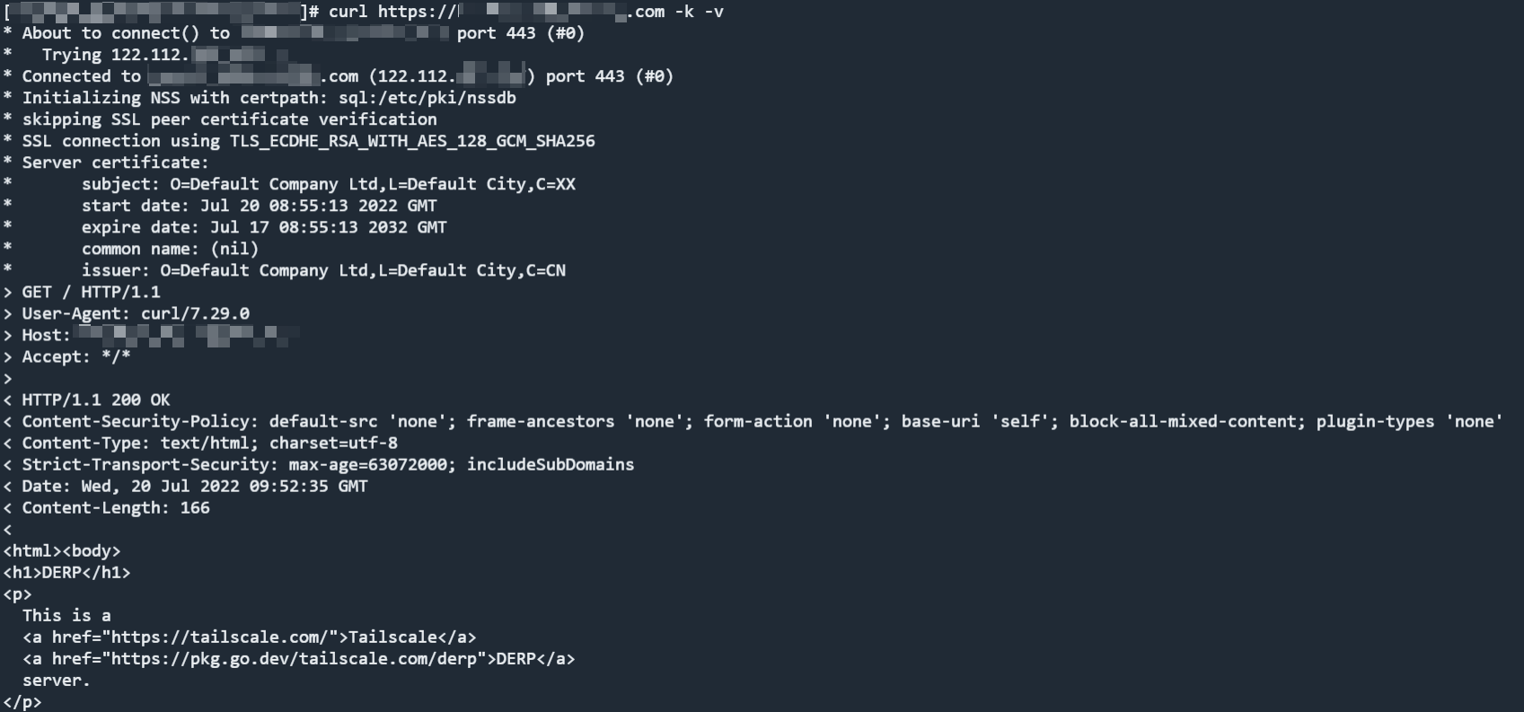 Derper TLS handshake error in China: remote error: tls: internal error · Issue #4082 · tailscale ...