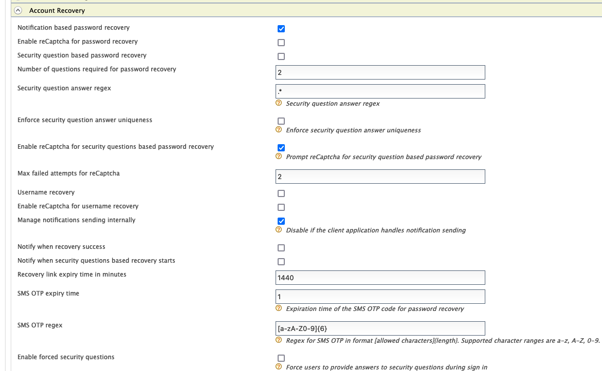 Recover with Security Questions Option is not Working on Forgot Password · Issue #984 · wso2/api ...