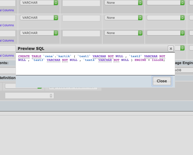 Improve Preview window · Issue #14733 · phpmyadmin/phpmyadmin · GitHub