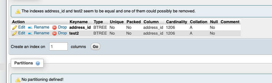 Faster index rename · Issue #14953 · phpmyadmin/phpmyadmin · GitHub