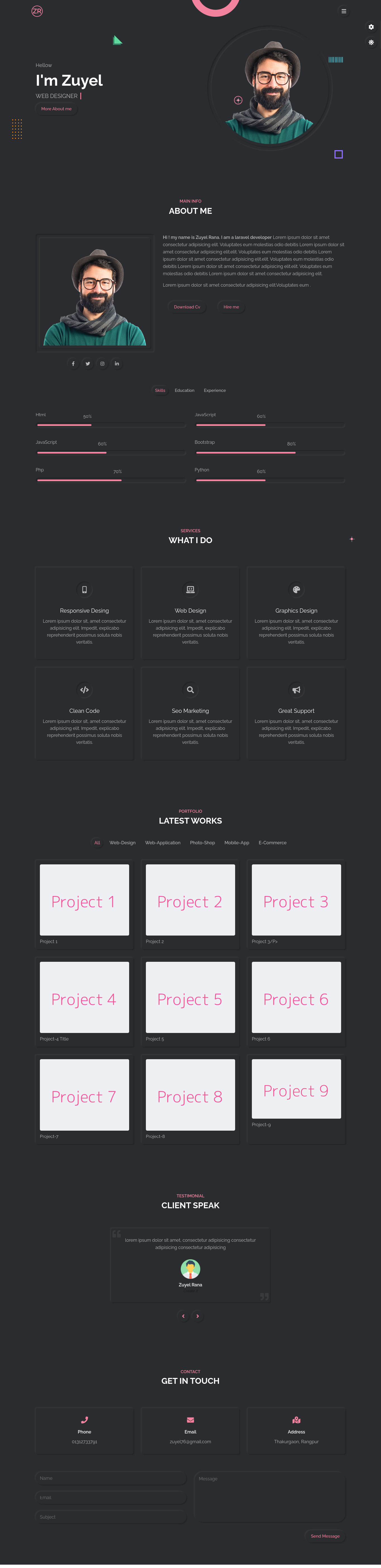 GitHub - imzuyel/portfolio-demo