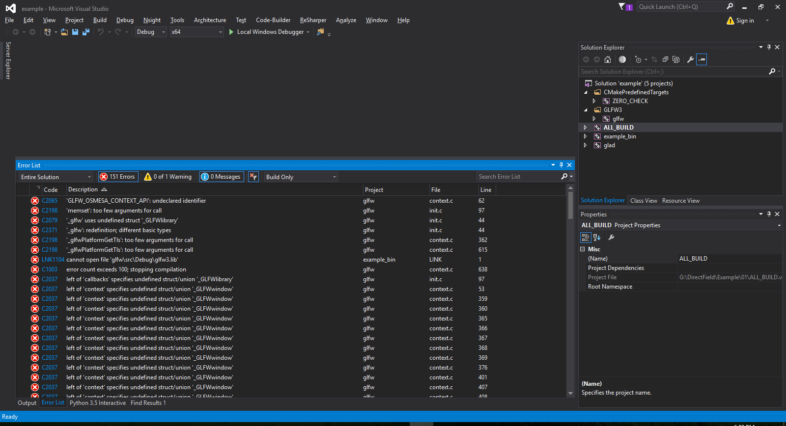 Error Win10+Visual Studio 2015 · Issue #749 · libigl/libigl · GitHub
