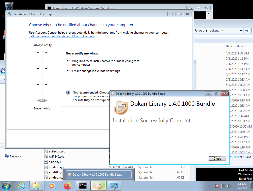 Incorrect handling of the "elevation" feature by installers · Issue #903 · dokan-dev/dokany · GitHub