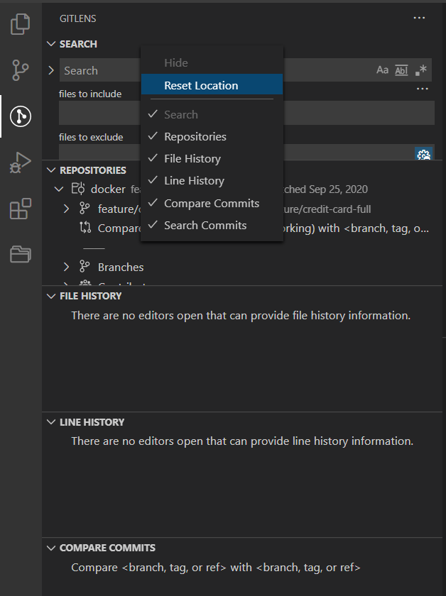 Broken Vs Code Search Displaying · Issue 1109 · Gitkrakenvscode Gitlens · Github