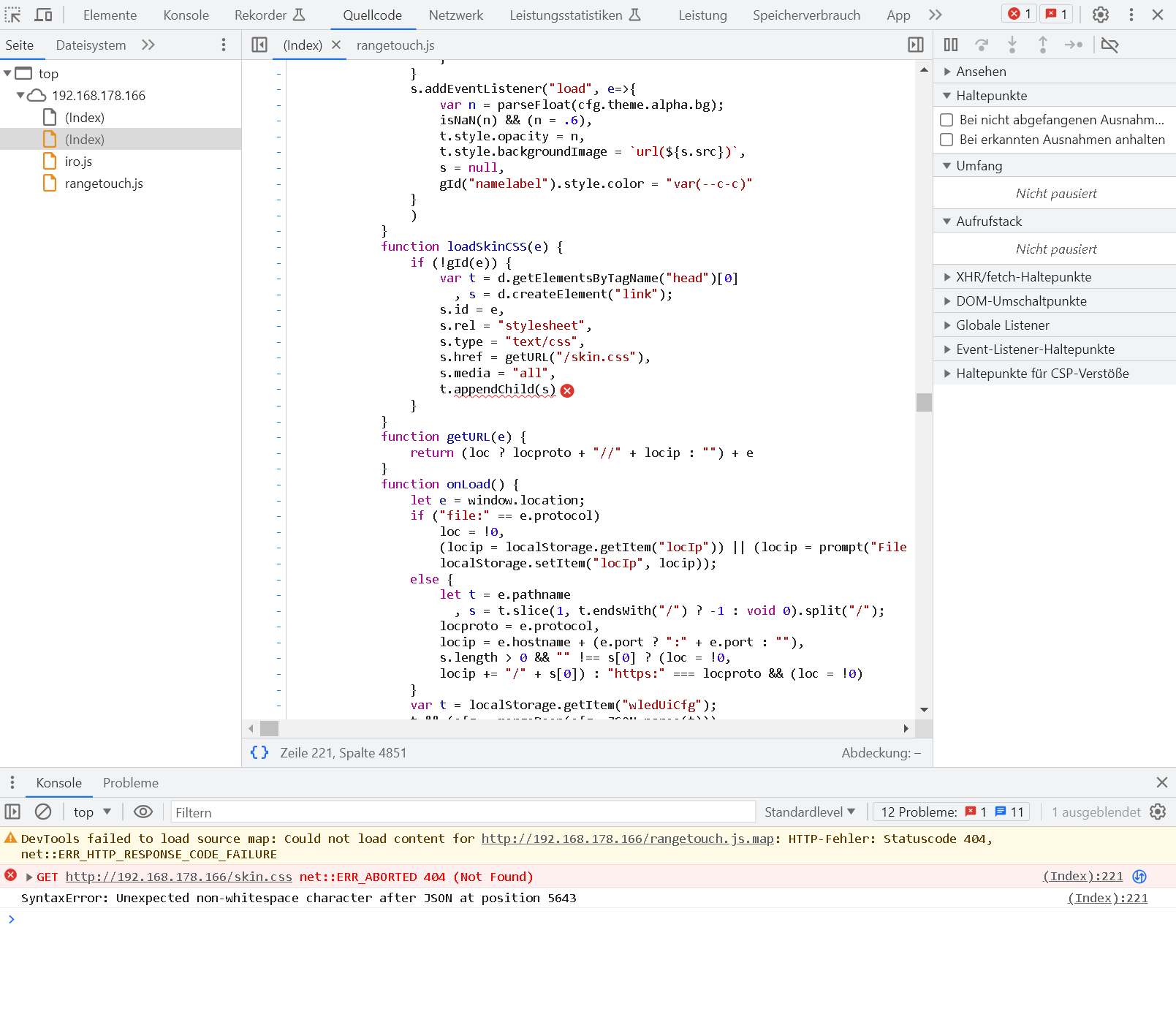 SyntaxError and sometimes a reset when changing presets in 2D. · Issue ...
