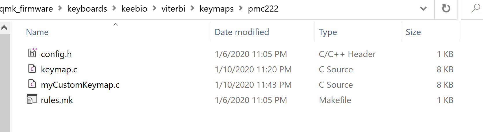 No Rule To Make Target Mycustomkeymap Stop Make Finished With Errors · Issue 7866 · Qmk 