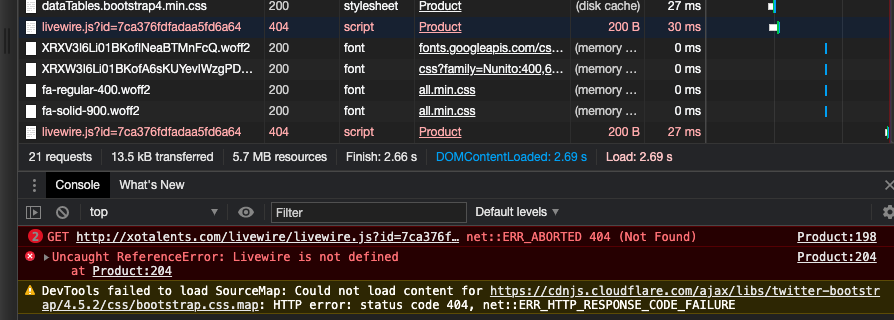 Error occurs in CPanel site when calling livewire actions · Issue #2084 · livewire/livewire · GitHub