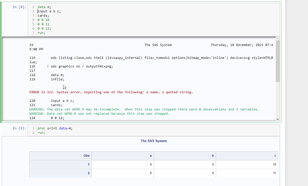 SASpy error · Issue #417 · sassoftware/saspy · GitHub
