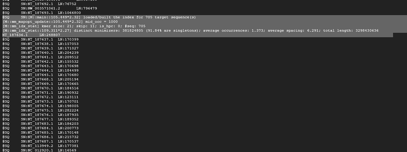 Corrupted .sam file · Issue #927 · lh3/minimap2 · GitHub
