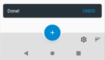 BottomAppBar + FloatingActionButton + SnackBar · Issue #17712 · flutter/flutter · GitHub