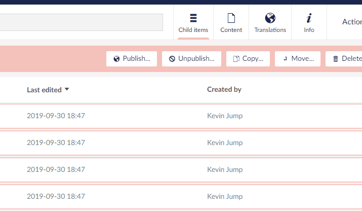 Umbraco 8.2.0-rc group dropdown appears over list view buttons · Issue #6479 · umbraco/Umbraco ...