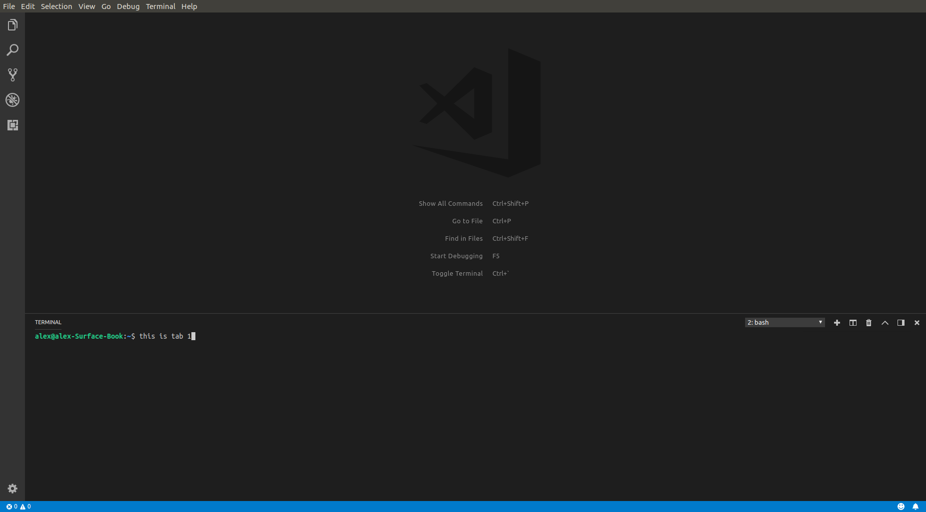 [Integrated Terminal] Tab in dropdown doesn't update when switching ...