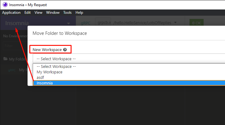 Hide the active workspace when moving a folder to a new workspace · Issue #2849 · Kong/insomnia ...