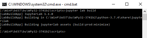 "Fatal process OOM in insufficient memory to create an Isolate" trying to build Jupyterlab on ...