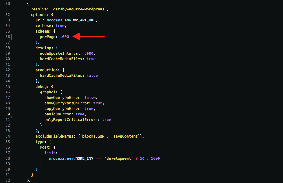 Gatsby Source Wordpress Cannot Fetch Node More Than Limit On Woocommerce Products · Issue